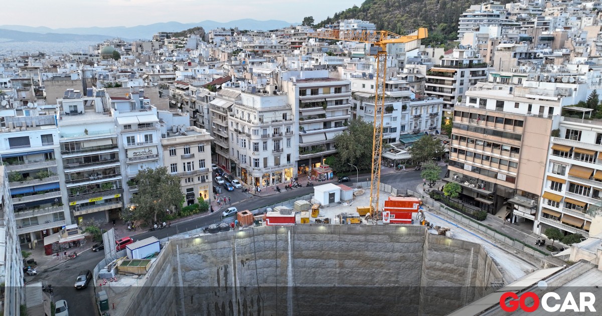 Άνοιξαν τρύπα 35 μέτρων στο Κολωνάκι - Δείτε τι θα κάνουν - Με εμβαδόν ...